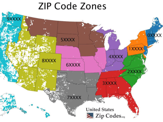 Mã Zip California: Mã bưu điện các thành phố lớn tại California